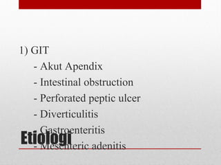 Acute Abdomen | PPT