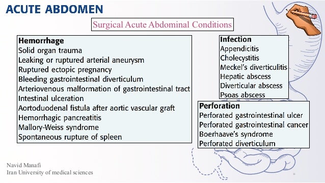 Acute abdomen