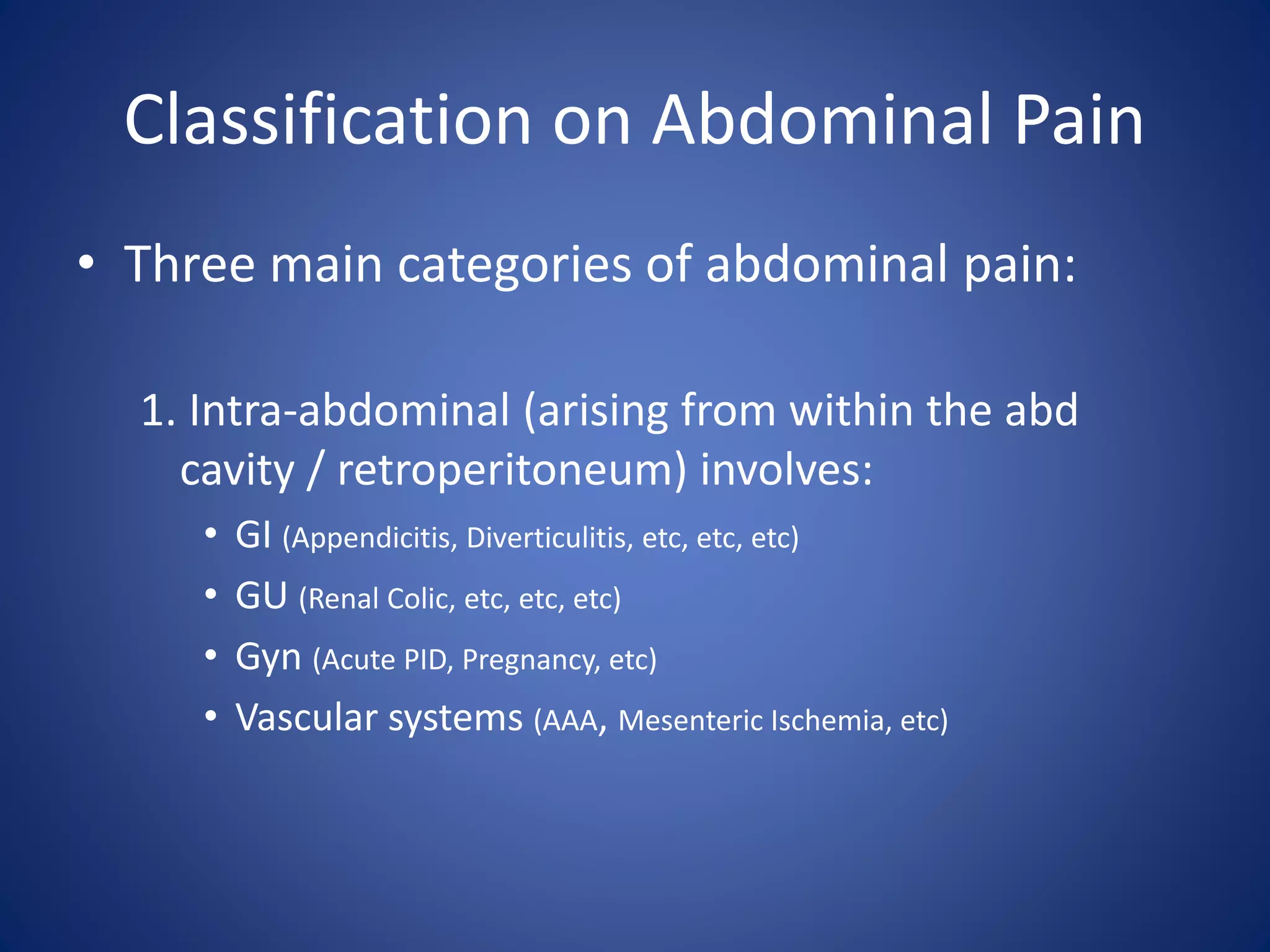 Acute abdomen | PPTX