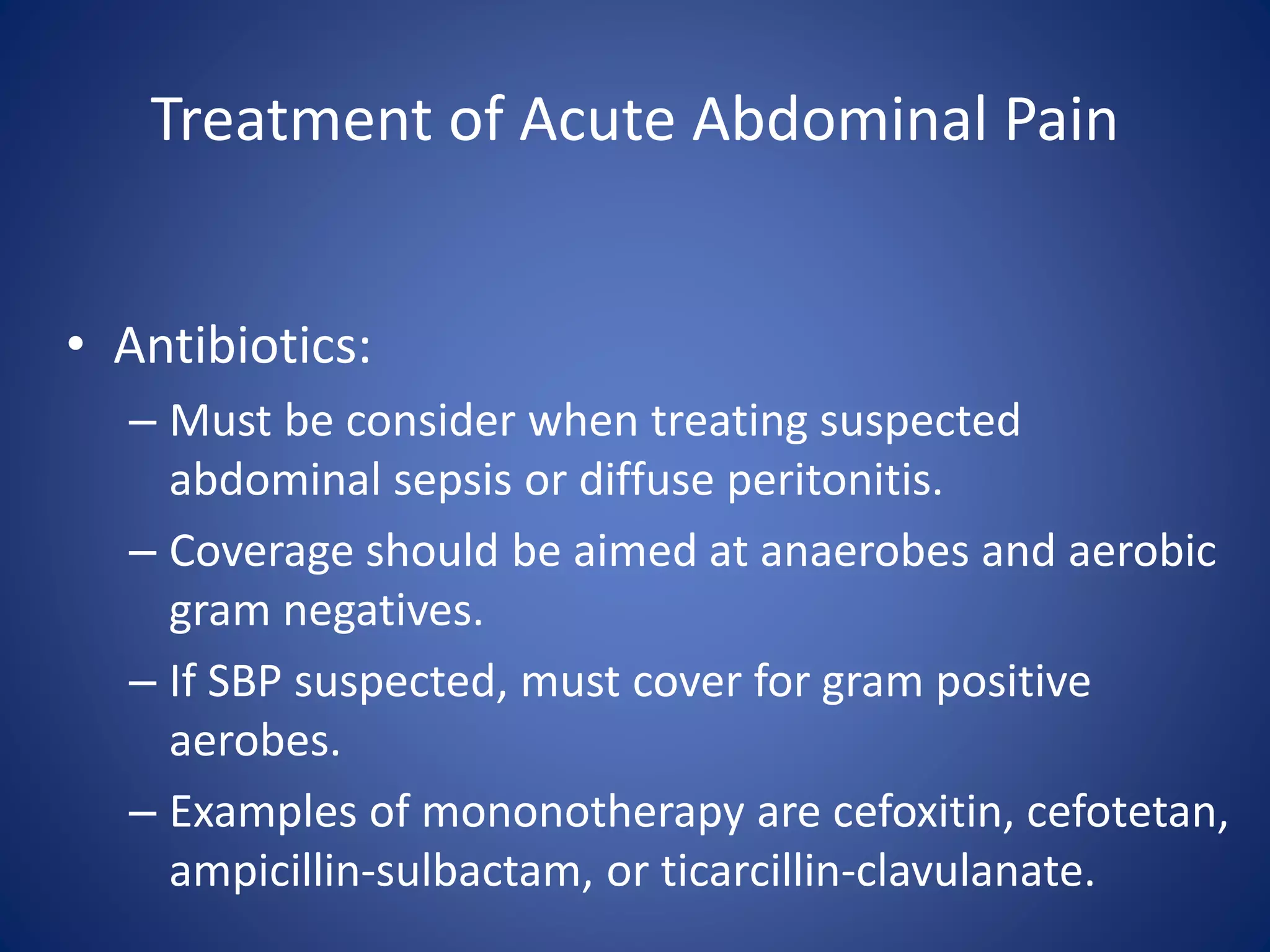 Acute abdomen | PPTX