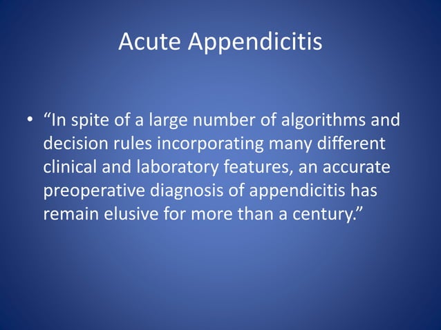 Acute abdomen | PPTX