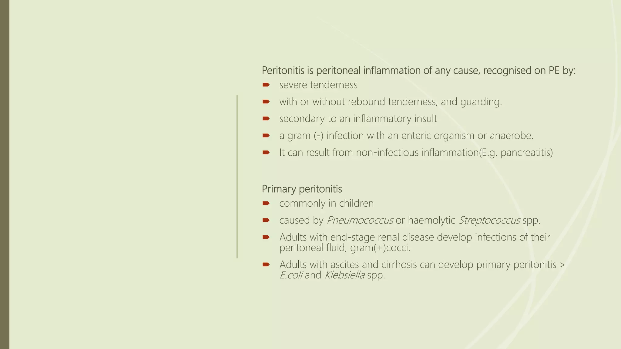 ACUTE ABDOMEN (SURGERY) | PPTX