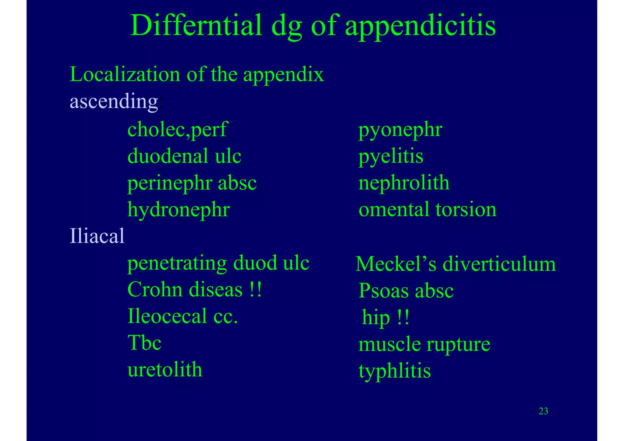 Acute abdomen | PPTX