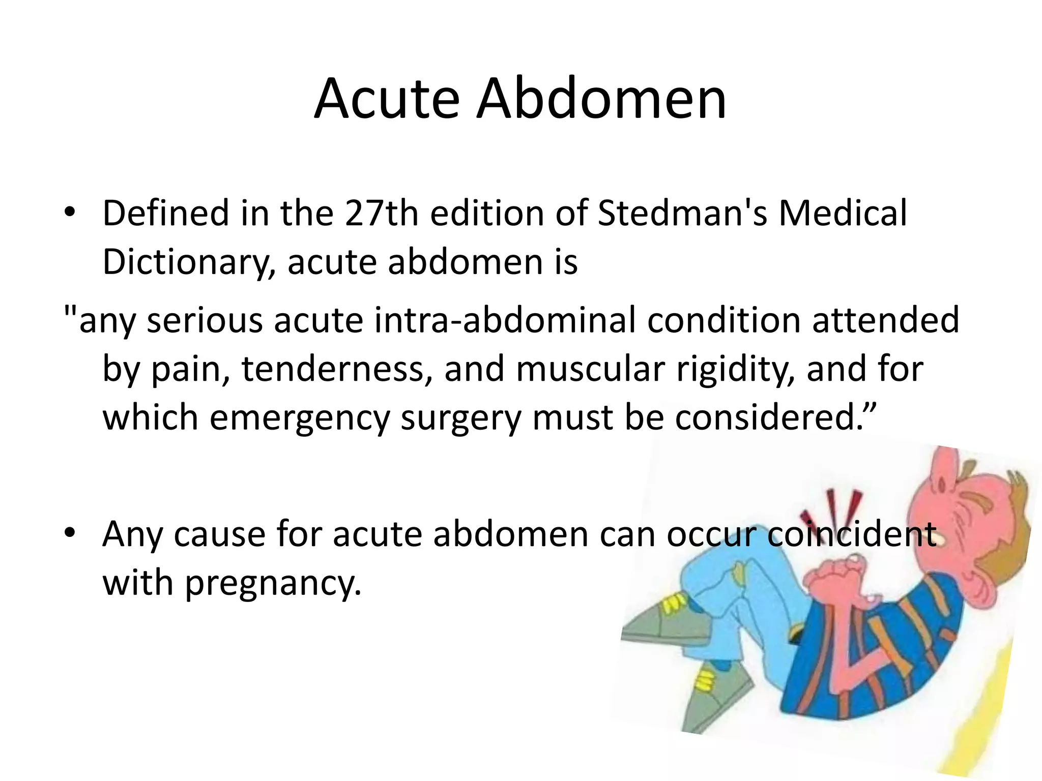 Acute abdomen | PPTX