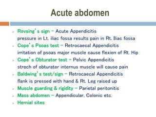 Acute abdomen | PPTX