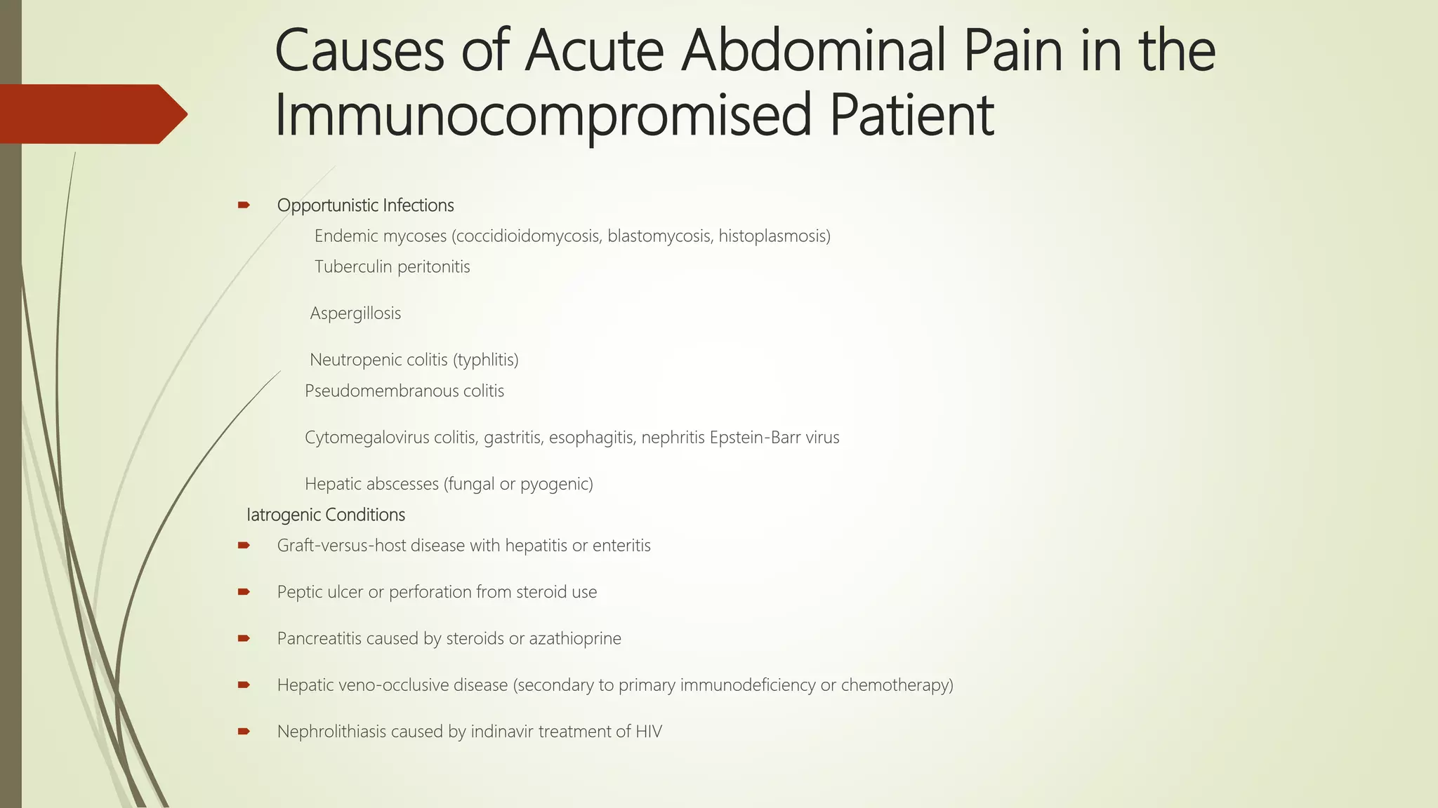 Acute abdomen | PPTX