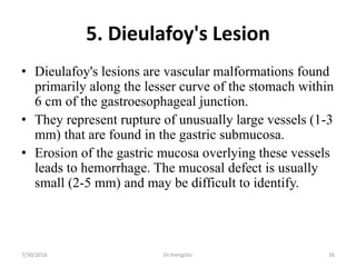 Acute Gastrointestinal hemorrhage | PPT