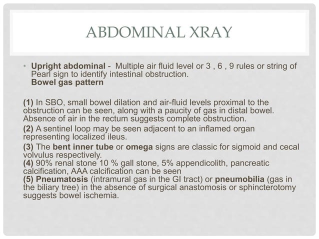 ACUTE ABDOMEN IN SURGICAL PATIENTS PRESENTING IN ER | PPTX