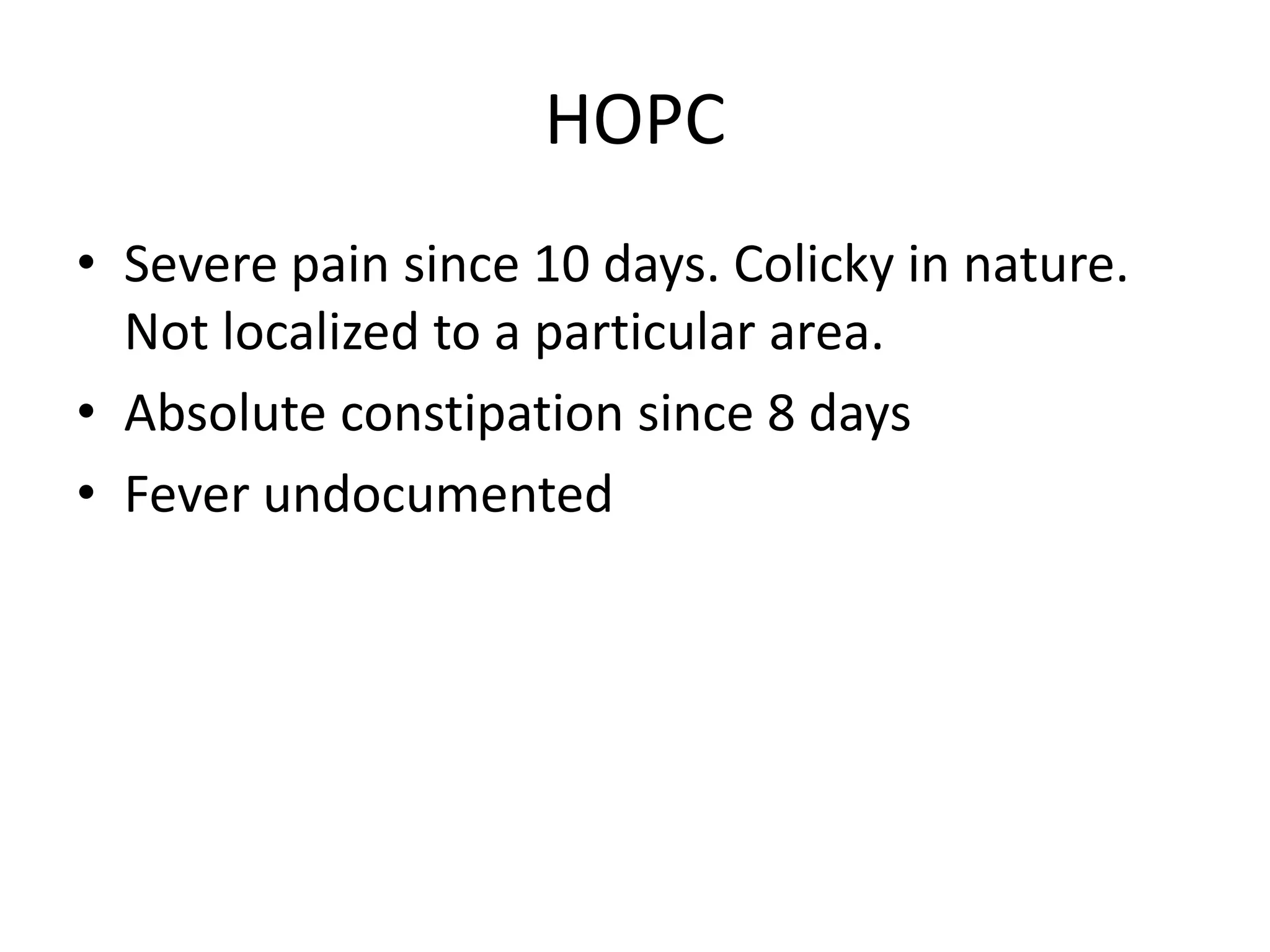 Ward case of Acute Abdomen without complication | PPTX