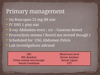 Acute abdomen- Cholelithiasis : a case.pptx