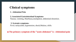 Acute Abdomen and its management updates.pptx
