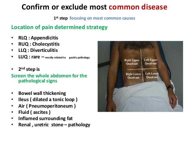 Acute abdomen a practical approach