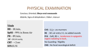 Acute abdomen case presentation ppt presentation | PPTX