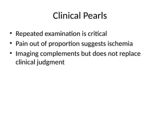 Comprehensive Surgical Assessment and Management of Acute Abdomen | PPTX