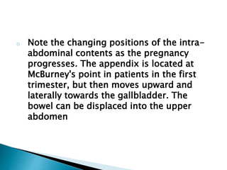 Acute abdomen during pregnancy | PPTX