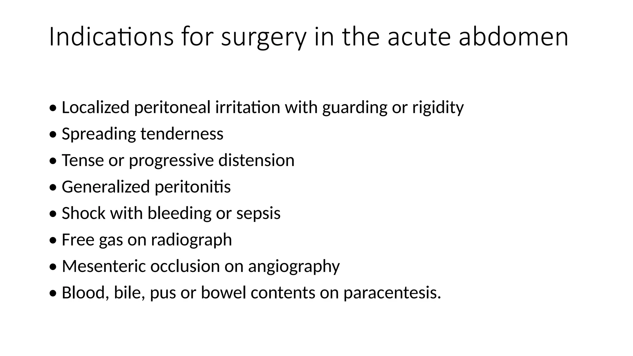 Acute abdomen power point presentat.pptx | Digestive Disorders ...