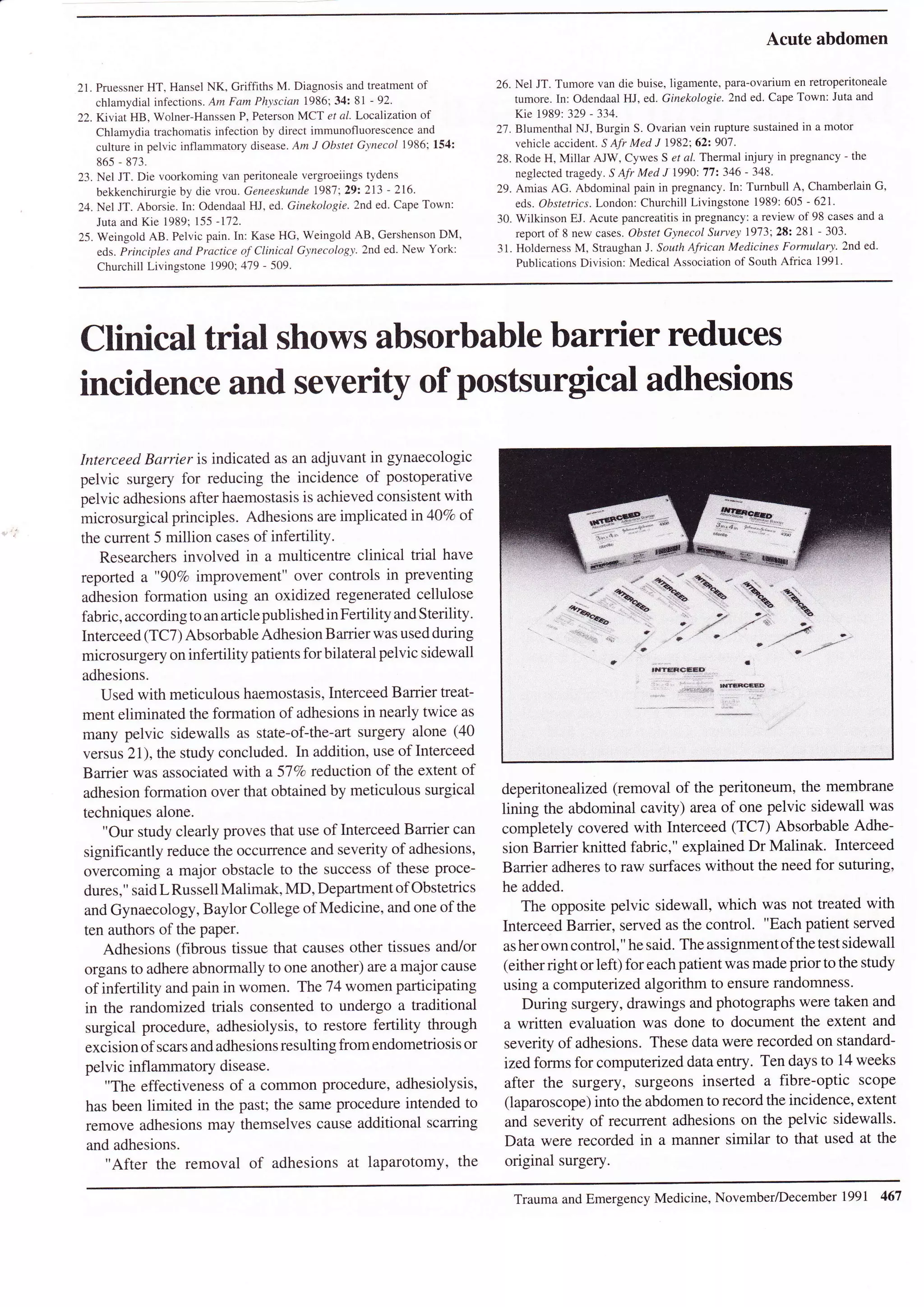 Acute abdomen obstetrics gynaecology | PDF