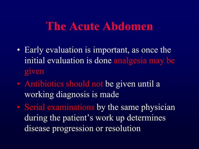 Acute abdomen the lect .ppt