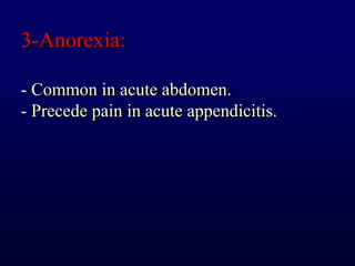 Acute abdomen the lect .ppt