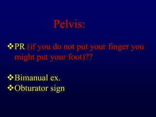 Acute abdomen the lect .ppt