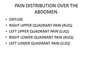 Acute abdominal pain | PPTX