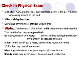 Acute abdominal pain | PPT