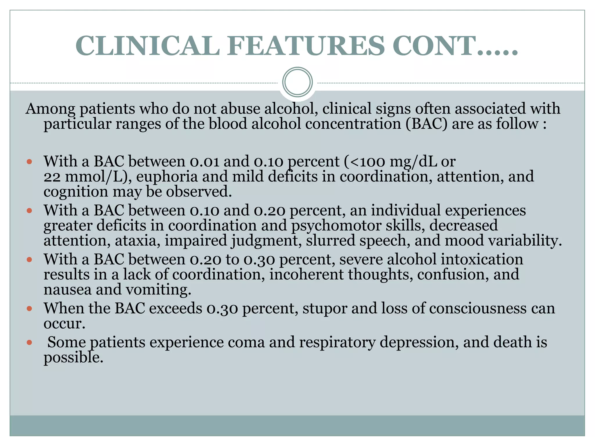 Acute acohol intoxicaion | PPTX