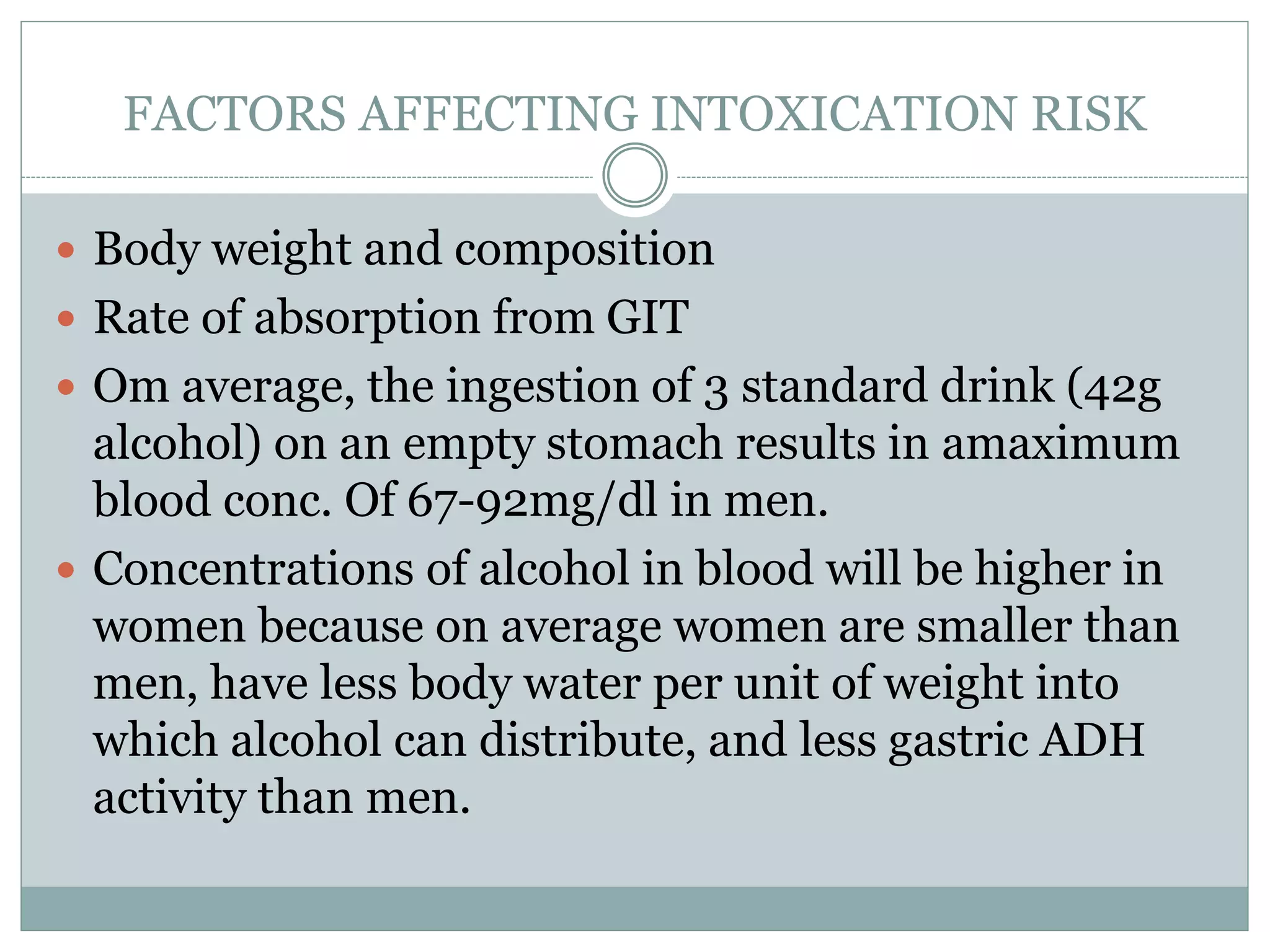 Acute acohol intoxicaion | PPTX