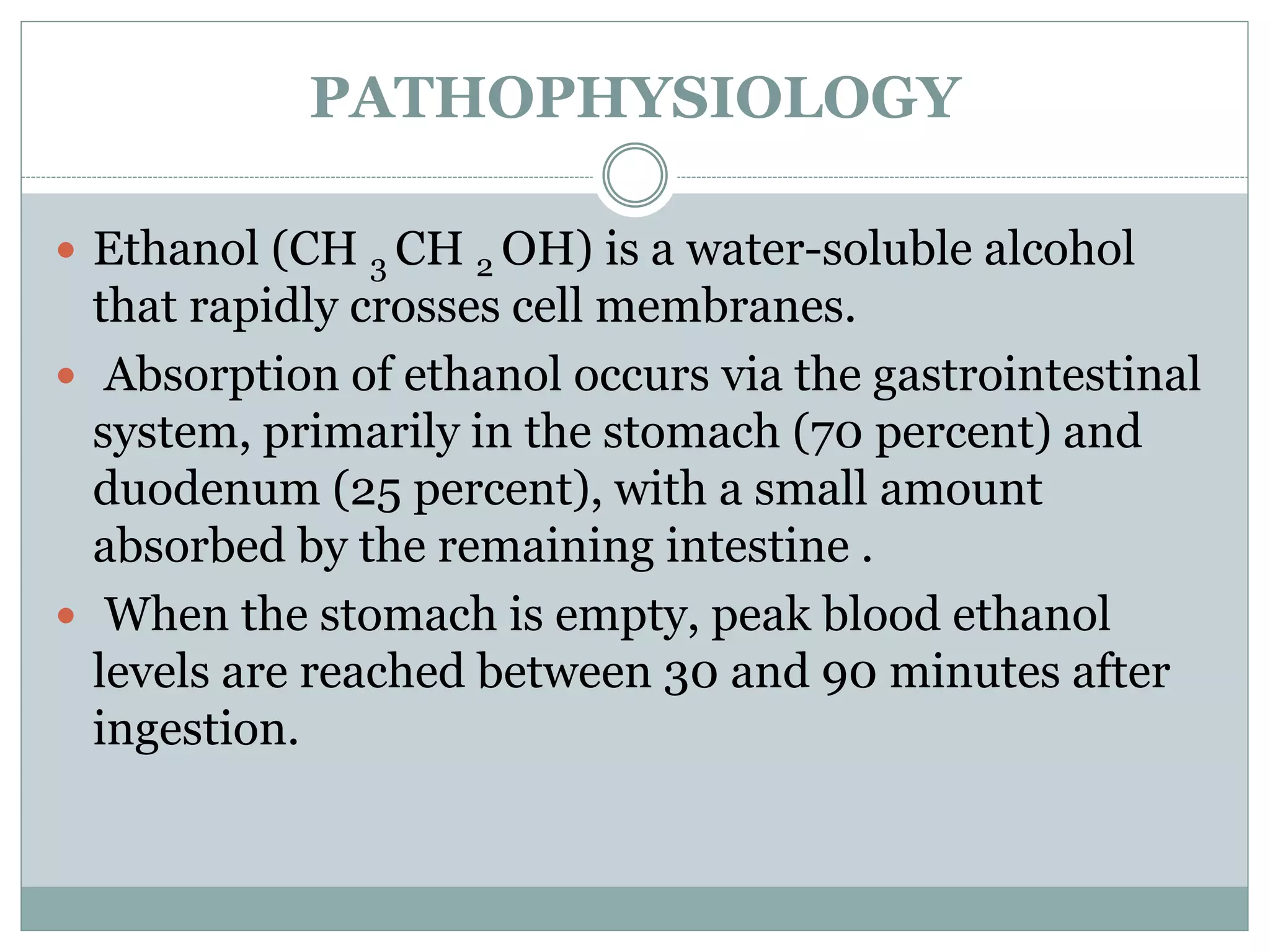 Acute acohol intoxicaion | PPTX