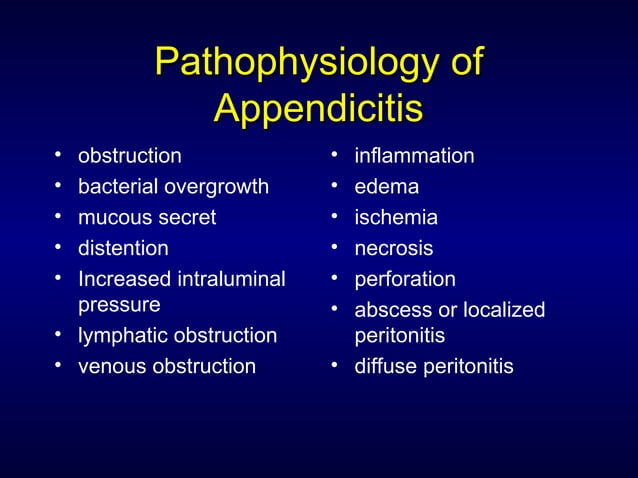 ACUTE ADOMEN AND APPENDICITIS for Surgery.ppt | Digestive Disorders ...