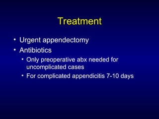 ACUTE ADOMEN AND APPENDICITIS for Surgery.ppt