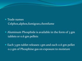 Acute aluminium phosphide poisoning | PPTX
