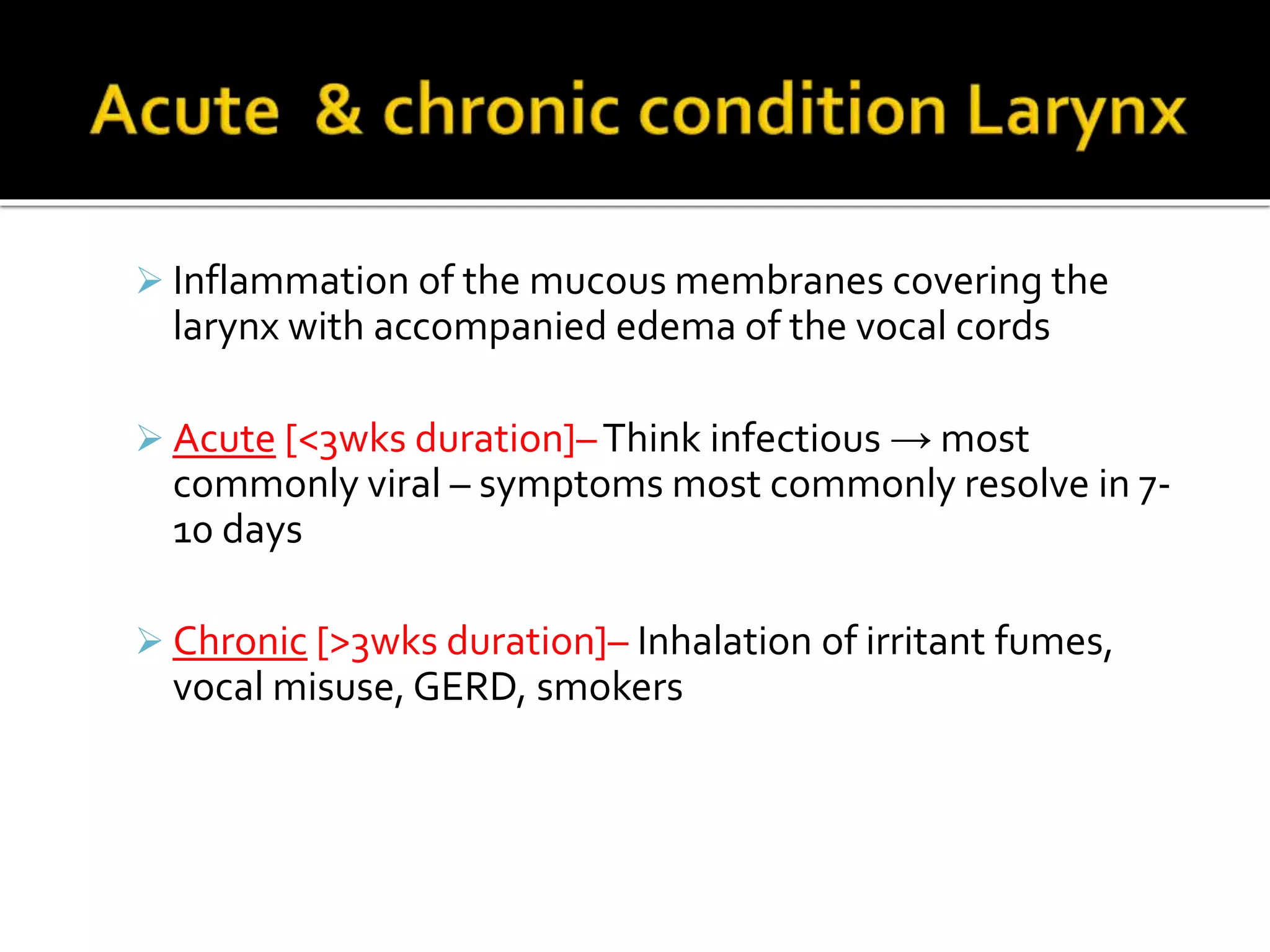 ACUTE AND CHRONIC CONDITION OF PHARYNX & LARYNX.ppt