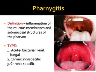 ACUTE AND CHRONIC CONDITION OF PHARYNX & LARYNX.ppt
