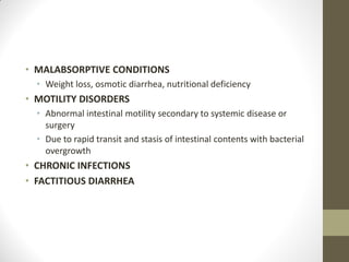 Acute and chronic diarrhea | PDF