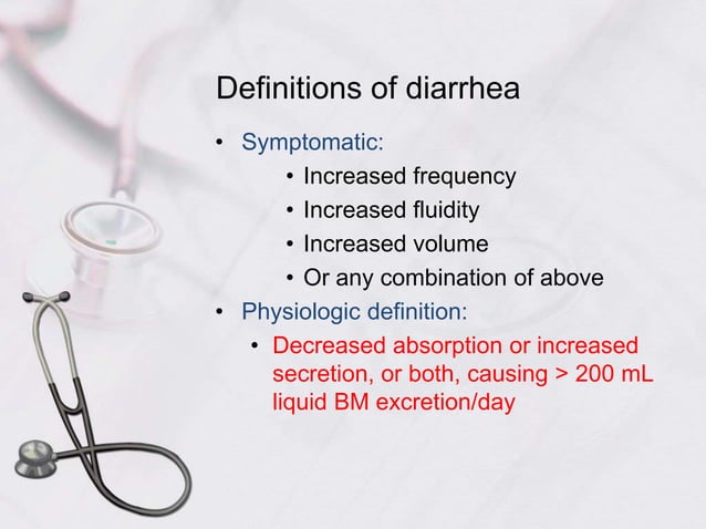 Acute and chronic diarrhea summary | PPTX | Digestive Disorders ...