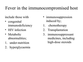 ACUTE AND CHRONIC FEVER with their management | PPTX