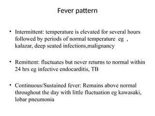 ACUTE AND CHRONIC FEVER with their management | PPTX