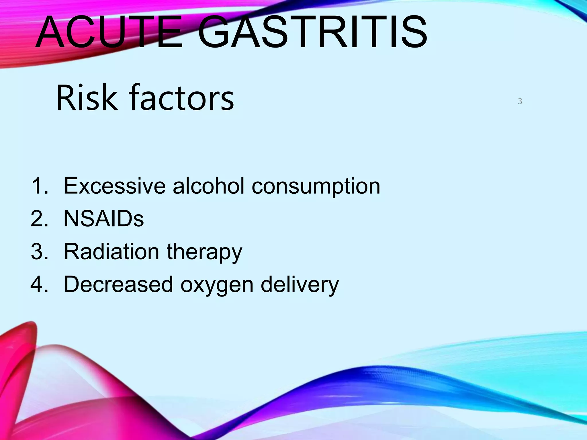 Acute and Chronic gastritis | PPTX