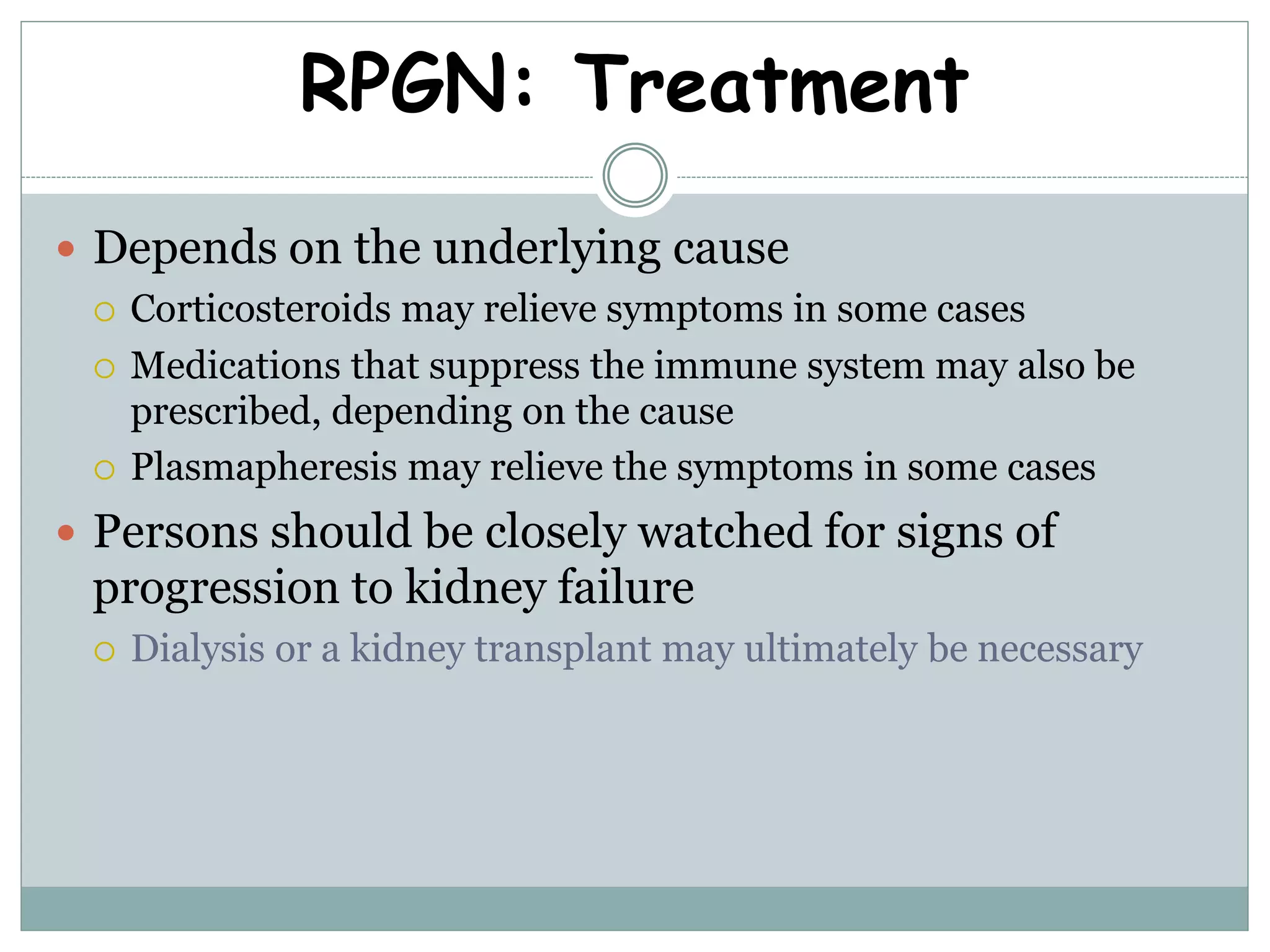 Acute and chronic glomerulonephritis | PPT