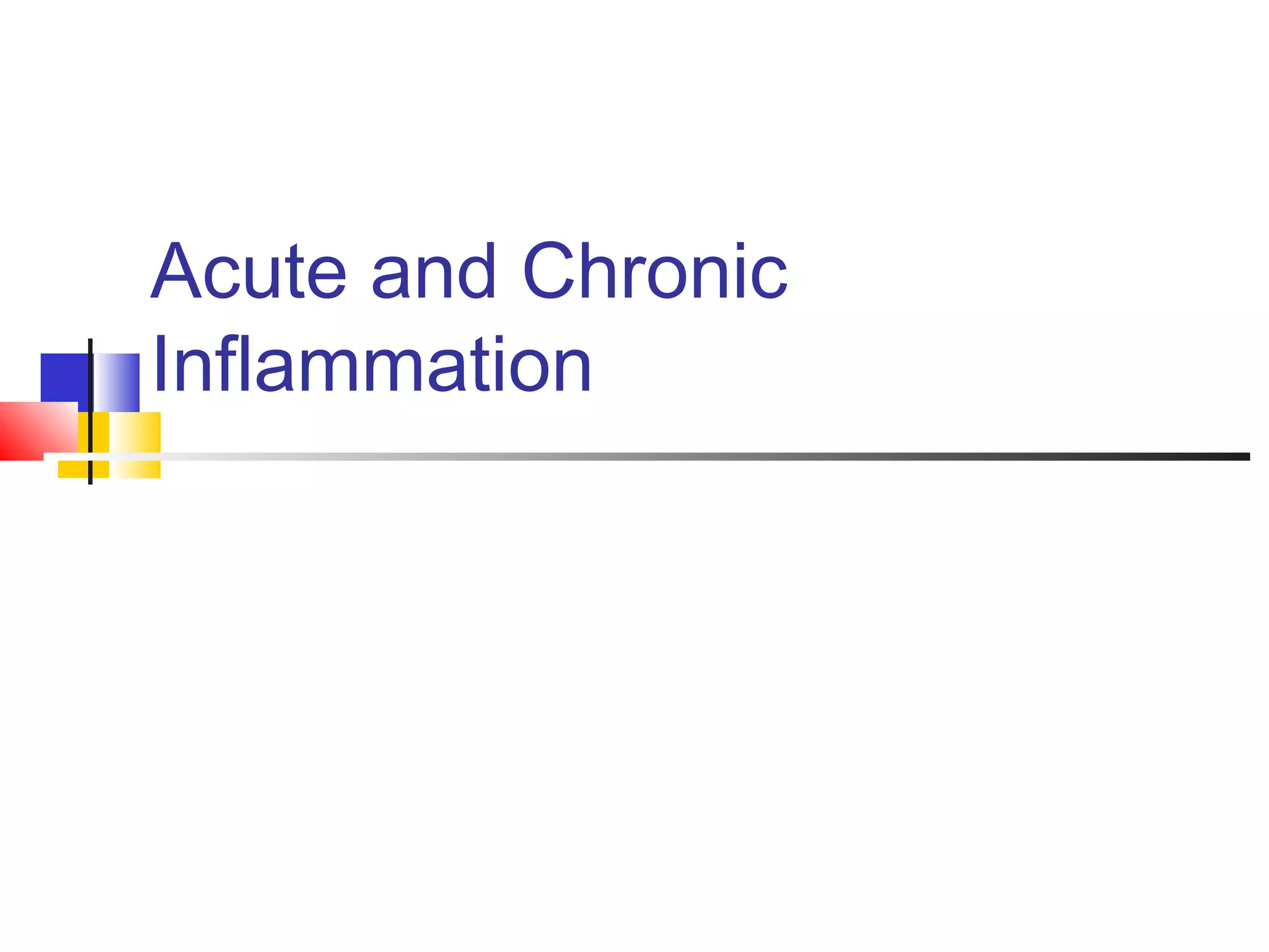 Acute and chronic inflammation | PPT