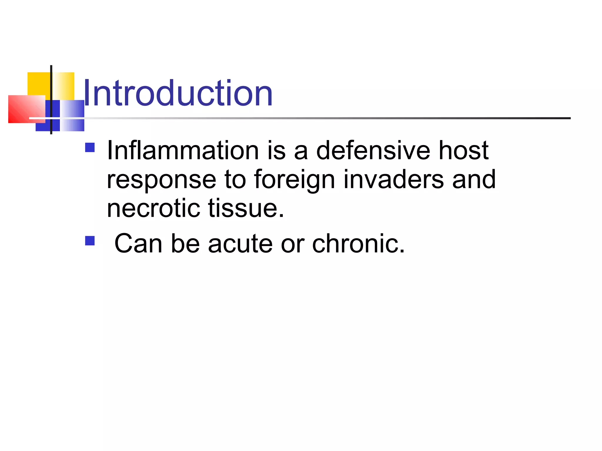 Acute and chronic inflammation | PPT