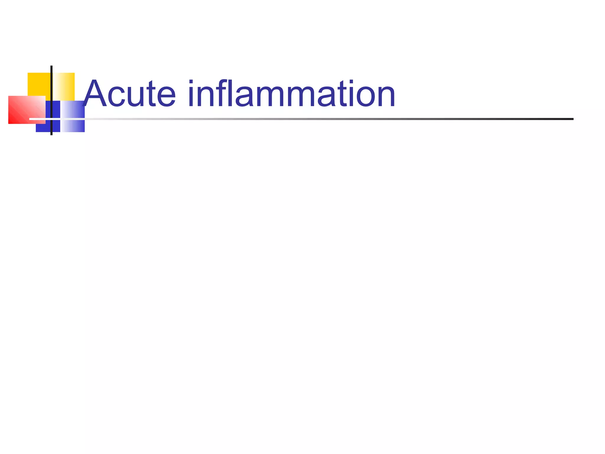 Acute and chronic inflammation | PPT