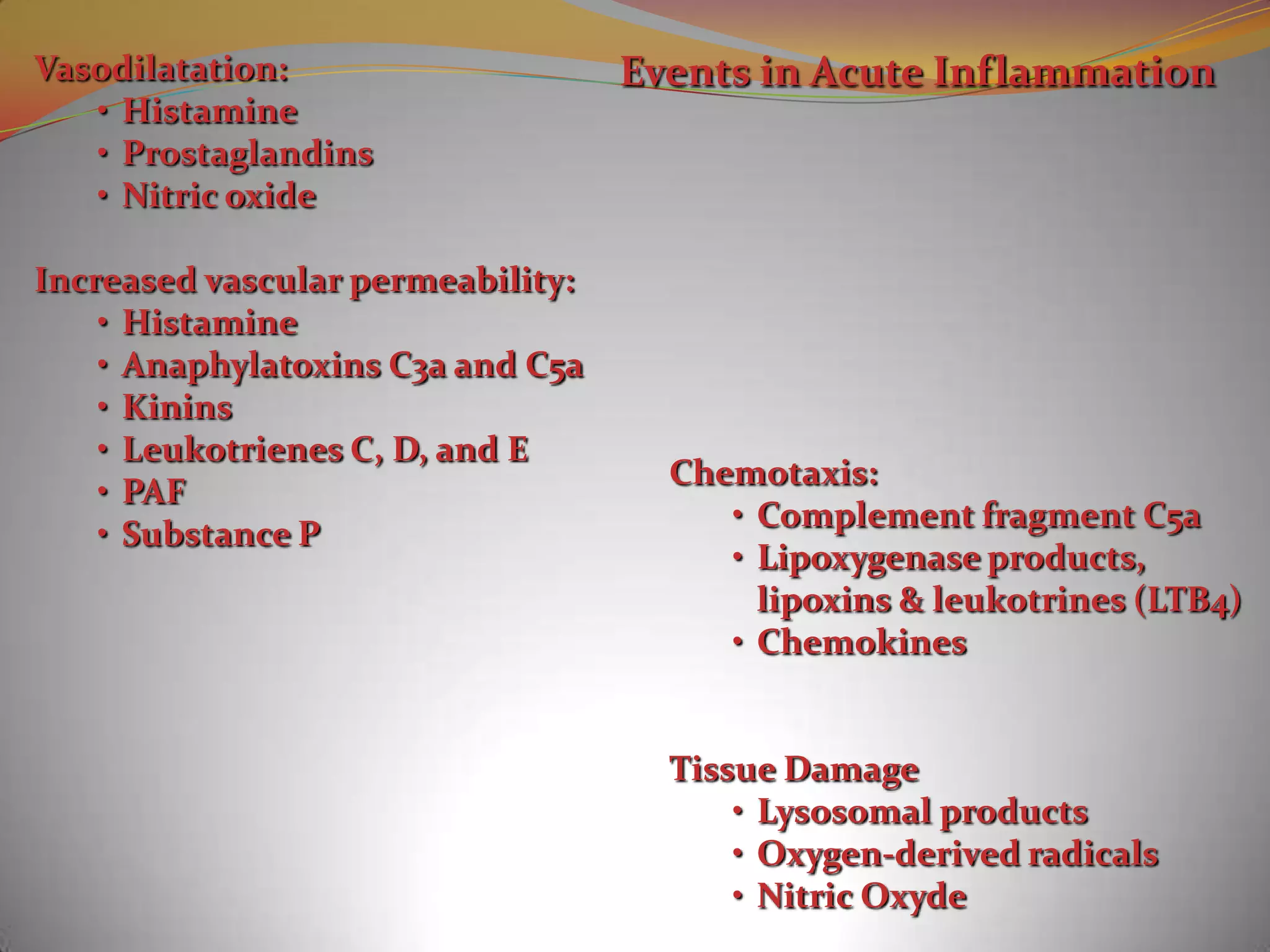 Acute and chronic inflammation 1 robbins | PPTX