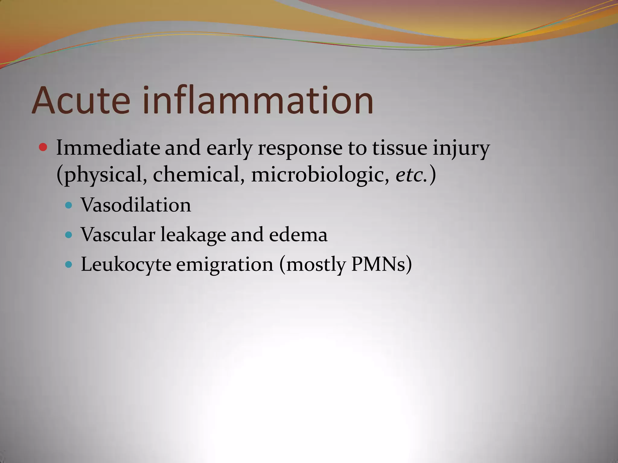 Acute and chronic inflammation 1 robbins | PPTX