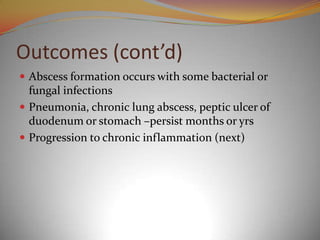 Acute and chronic inflammation 1 robbins | PPTX
