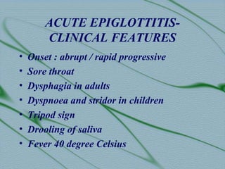Acute and chronic inflammations of larynx | PPT