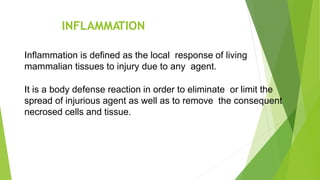 Acute and Chronic inflammation & Wound Healing | PPTX