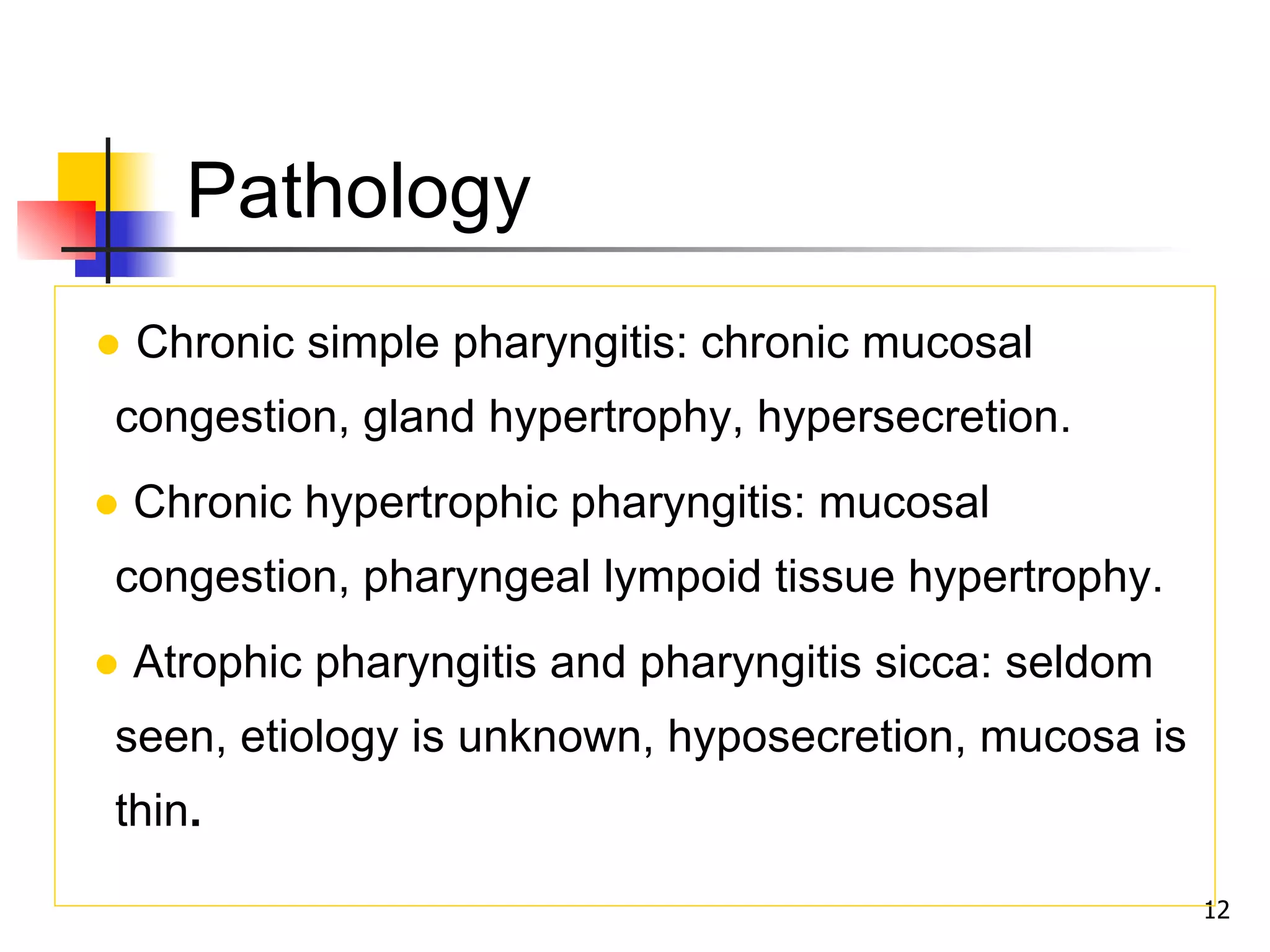 Acute And Chronic Pharyngitis | PPT