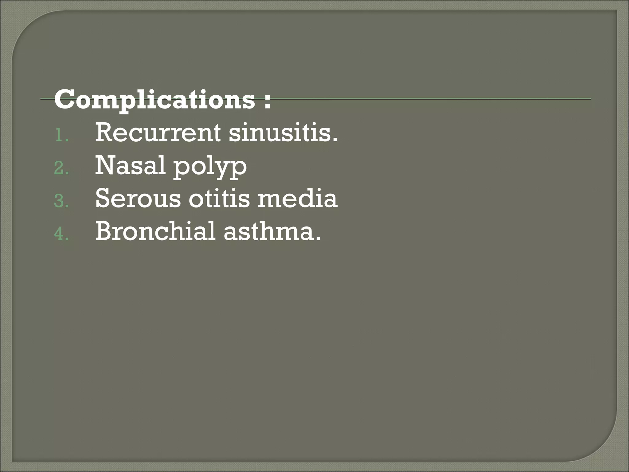 Acute and chronic rhinitis | PPT
